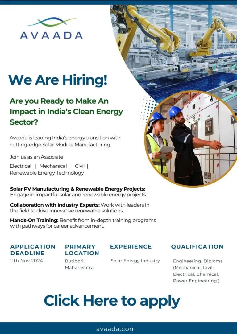 Dhruvisha Panchal on LinkedIn: Career Opportunities at Avaada Group Dhruvisha Panchal on LinkedIn: Career Opportunities at Avaada Group