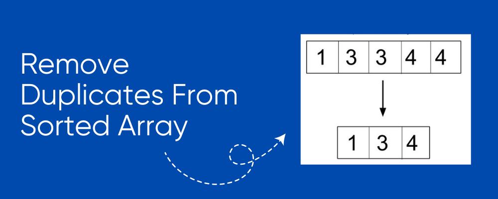 Mukesh Pathak on LinkedIn: Remove Duplicates from Sorted Array Mukesh Pathak on LinkedIn: Remove Duplicates from Sorted Array