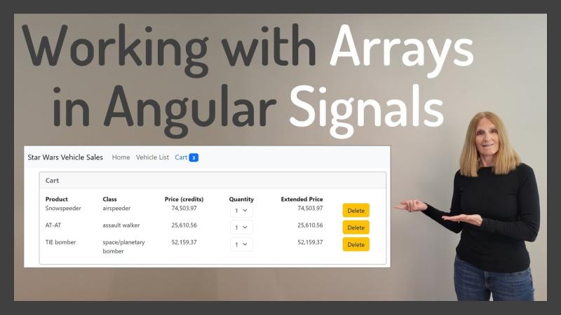 Deborah Kurata on LinkedIn: Working with Arrays in Angular Signals Deborah Kurata on LinkedIn: Working with Arrays in Angular Signals