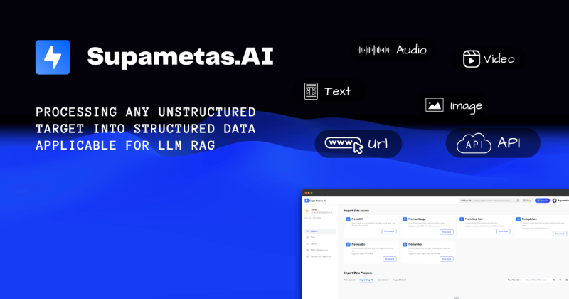 Supametas.AI - Unstructured Data Processing Platform | Supametas-AI Supametas.AI - Unstructured Data Processing Platform | Supametas-AI