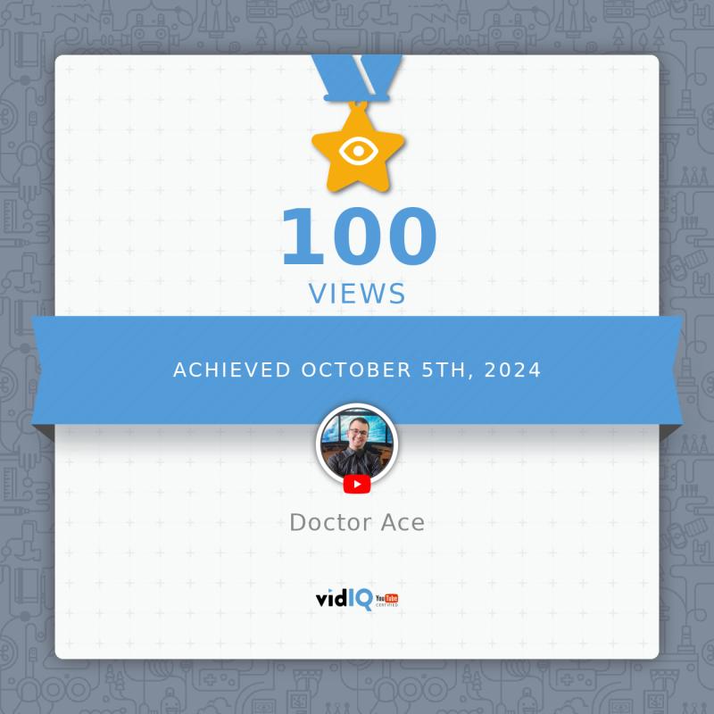 Sana Allah Kheiri on LinkedIn: vidIQ Achievement - 100 views Sana Allah Kheiri on LinkedIn: vidIQ Achievement - 100 views