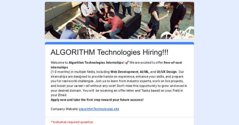ALGORITHMS Technologies on LinkedIn: ALGORITHM Technologies Hiring!!! ALGORITHMS Technologies on LinkedIn: ALGORITHM Technologies Hiring!!!