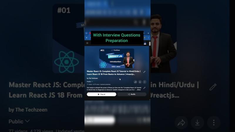 Farzeen Ali on LinkedIn: Complete React JS Course #2024 | From Beginner ... Farzeen Ali on LinkedIn: Complete React JS Course #2024 | From Beginner ...