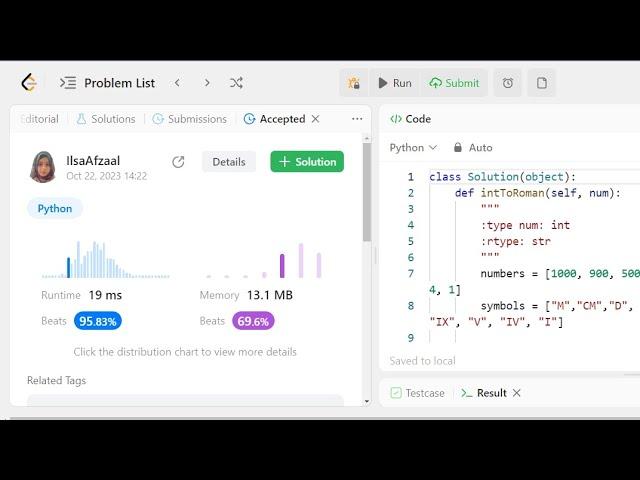 Ilsa Afzaal on LinkedIn: LeetCode Problem | Integer to Roman Ilsa Afzaal on LinkedIn: LeetCode Problem | Integer to Roman