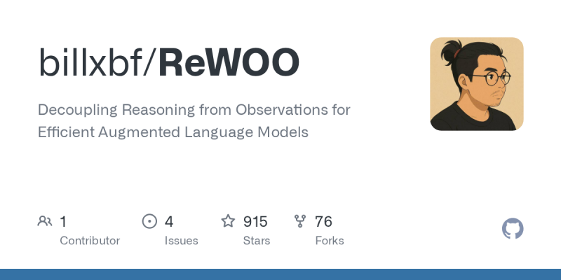 Gajanan Kulkarni on LinkedIn: GitHub - billxbf/ReWOO: Decoupling ... Gajanan Kulkarni on LinkedIn: GitHub - billxbf/ReWOO: Decoupling ...