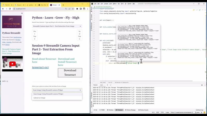 Python Techie on LinkedIn: How do Streamlit, OCR, and python extract ... Python Techie on LinkedIn: How do Streamlit, OCR, and python extract ...