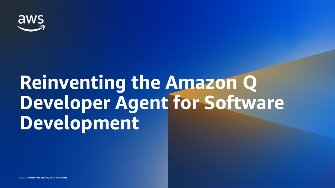 Deepak Singh on LinkedIn: Reinventing the Amazon Q Developer agent for ... Deepak Singh on LinkedIn: Reinventing the Amazon Q Developer agent for ...