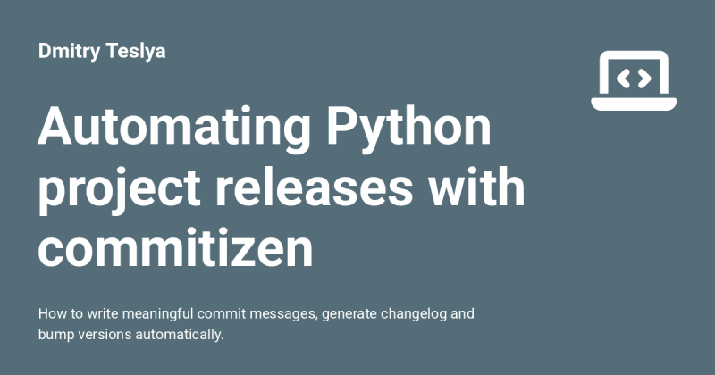 Dmitriy Teslya on LinkedIn: Automating Python project releases with ... Dmitriy Teslya on LinkedIn: Automating Python project releases with ...