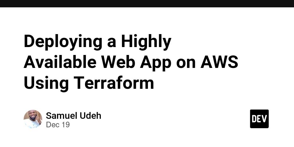 Samuel Udeh on LinkedIn: Deploying a Highly Available Web App on AWS ... Samuel Udeh on LinkedIn: Deploying a Highly Available Web App on AWS ...