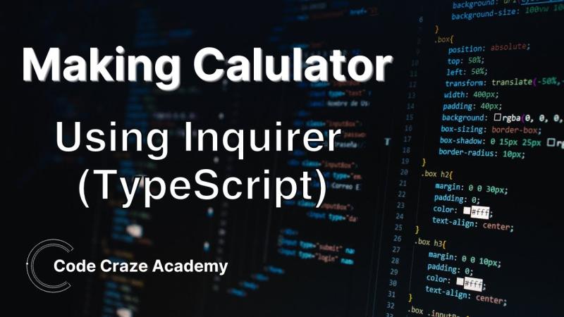 Sadia Saleem on LinkedIn: Build a Calculator Using Inquirer in ... Sadia Saleem on LinkedIn: Build a Calculator Using Inquirer in ...