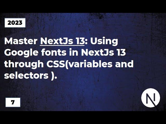 How to use Google fonts in NextJs 13 | Okpainmo Andrew posted on the ... How to use Google fonts in NextJs 13 | Okpainmo Andrew posted on the ...