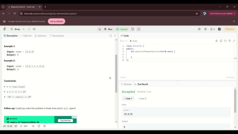 Nidhi Sahu on LinkedIn: Majority Element LeetCode problem Nidhi Sahu on LinkedIn: Majority Element LeetCode problem