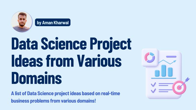 Data Science project ideas from various domains | Aman Kharwal posted ... Data Science project ideas from various domains | Aman Kharwal posted ...