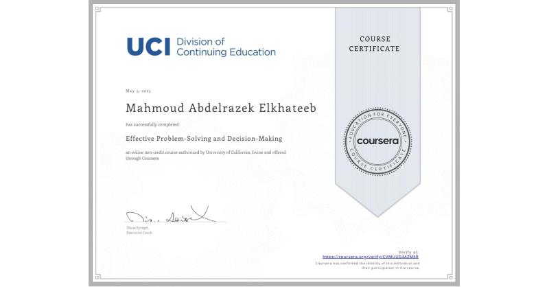 Mahmoud Abdel Razek Elkhateeb on LinkedIn: Completion Certificate for ... Mahmoud Abdel Razek Elkhateeb on LinkedIn: Completion Certificate for ...