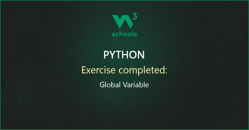 Aastha Jha on LinkedIn: Completed Exercise: Python Global Variables Aastha Jha on LinkedIn: Completed Exercise: Python Global Variables