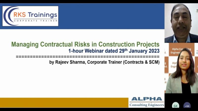 Rajeev Sharma on LinkedIn: Managing Contractual Risks in Construction ... Rajeev Sharma on LinkedIn: Managing Contractual Risks in Construction ...