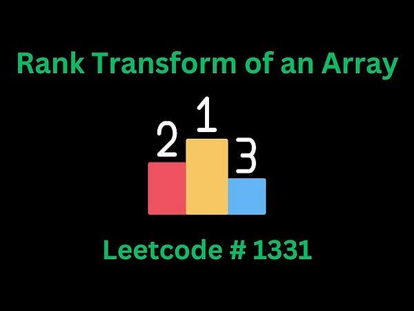 Shubhankar Rai on LinkedIn: Efficiently Solving “Rank Transform of an ... Shubhankar Rai on LinkedIn: Efficiently Solving “Rank Transform of an ...