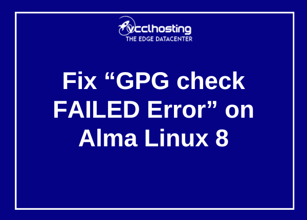 Vishwanath Powar on LinkedIn: Fix GPG check FAILED Error on Alma Linux 8 Vishwanath Powar on LinkedIn: Fix GPG check FAILED Error on Alma Linux 8