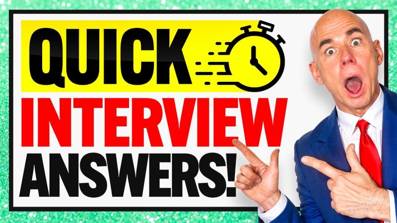 Richard McMunn on LinkedIn: TOP 11 ‘QUICK ANSWERS’ to JOB INTERVIEW ... Richard McMunn on LinkedIn: TOP 11 ‘QUICK ANSWERS’ to JOB INTERVIEW ...