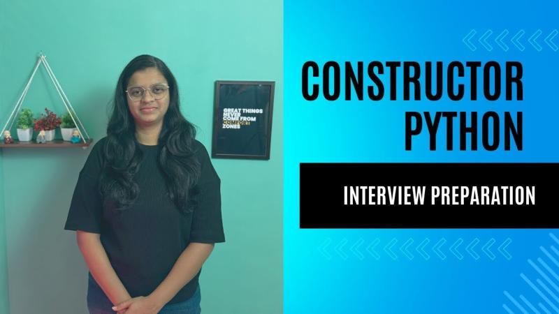 Constructor in Python | OOPS in Python | Python Interview Question ... Constructor in Python | OOPS in Python | Python Interview Question ...