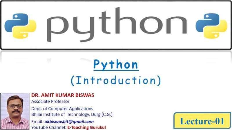 Dr. Amit Kumar Biswas on LinkedIn: python programming | python for ... Dr. Amit Kumar Biswas on LinkedIn: python programming | python for ...