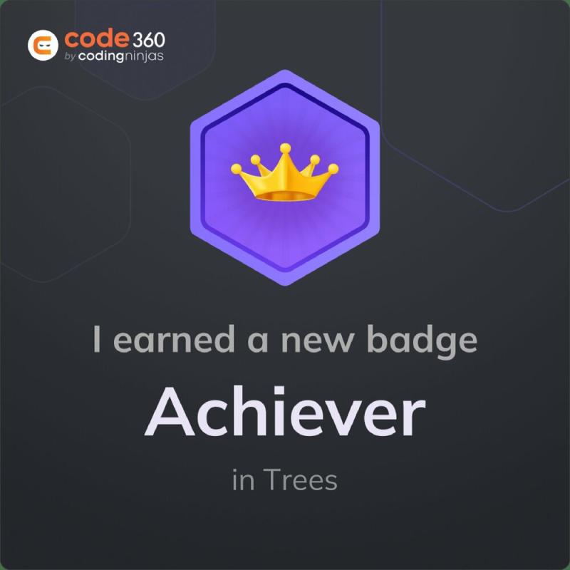 Codingninjas | Achievements | Pushpanjali Singh Codingninjas | Achievements | Pushpanjali Singh