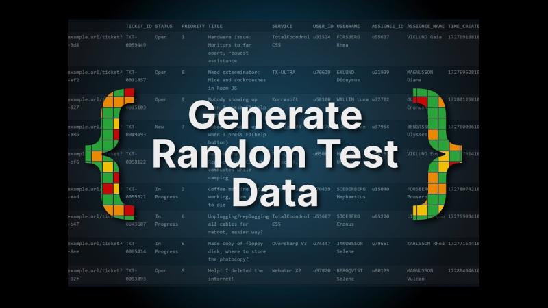 Reto Scheiwiller on LinkedIn: EMP Query - Generate Random Test Data ... Reto Scheiwiller on LinkedIn: EMP Query - Generate Random Test Data ...