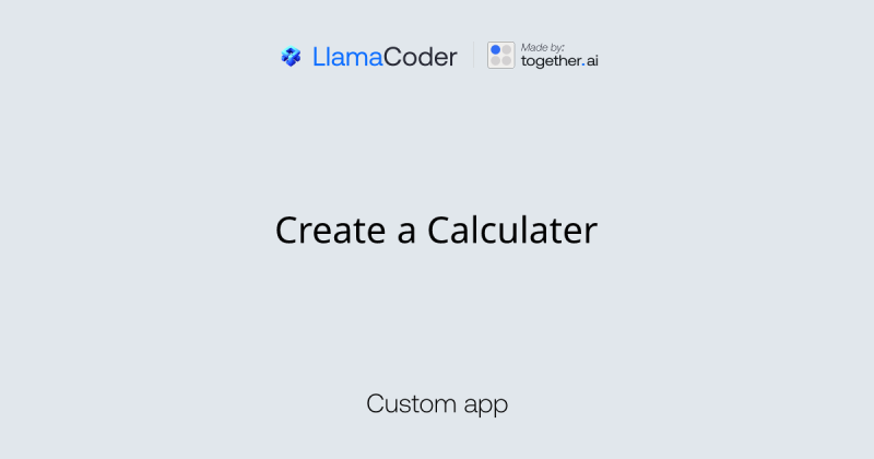 Zeeshan khan on LinkedIn: An app generated on LlamaCoder.io Zeeshan khan on LinkedIn: An app generated on LlamaCoder.io