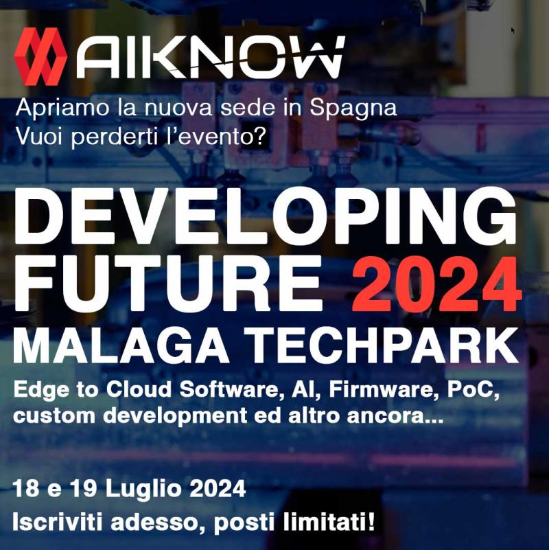 Stefano Fago on LinkedIn: DEVELOPING FUTURE 2024 - Malaga - AIknow Stefano Fago on LinkedIn: DEVELOPING FUTURE 2024 - Malaga - AIknow