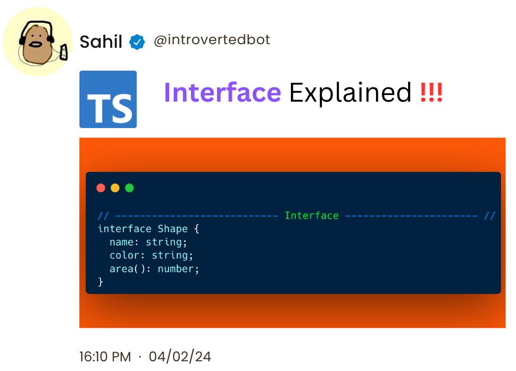 How TypeScript interfaces boost code quality | Sergey Reizman posted on ... How TypeScript interfaces boost code quality | Sergey Reizman posted on ...