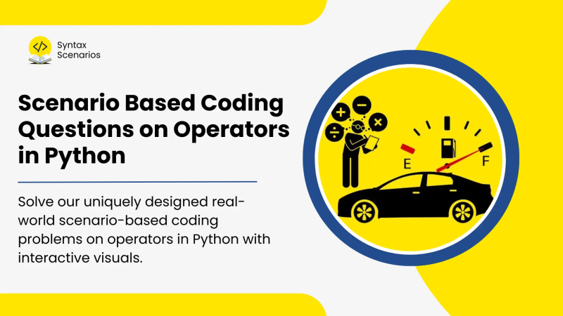 Scenario-Based Coding Questions on Operators in Python | Alishba Tariq ... Scenario-Based Coding Questions on Operators in Python | Alishba Tariq ...