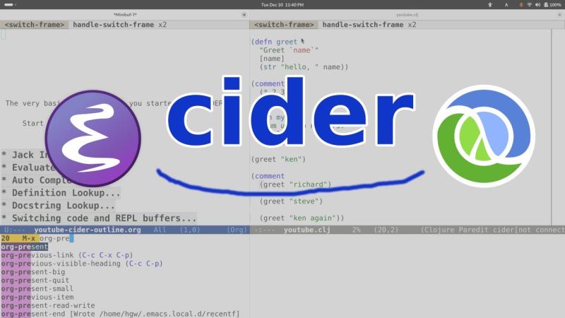 Get Started with Clojure Programming with Cider | Emacs Tutorial ... Get Started with Clojure Programming with Cider | Emacs Tutorial ...