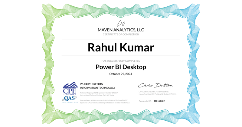 Rahul Kumar on LinkedIn: Power BI Desktop • Rahul Kumar • Maven ... Rahul Kumar on LinkedIn: Power BI Desktop • Rahul Kumar • Maven ...