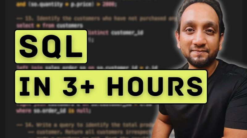 Thoufiq Mohammed on LinkedIn: Learn Basic SQL in 3.5 hrs | Complete SQL ... Thoufiq Mohammed on LinkedIn: Learn Basic SQL in 3.5 hrs | Complete SQL ...