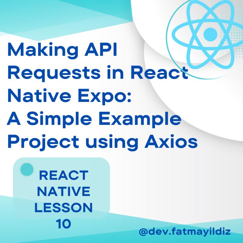 Fatma YILDIZ AKCİCEK on LinkedIn: Making API Requests in React Native ... Fatma YILDIZ AKCİCEK on LinkedIn: Making API Requests in React Native ...