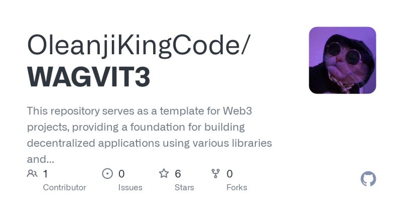 How I built a template for web3 projects | Adebayo Olamilekan posted on ... How I built a template for web3 projects | Adebayo Olamilekan posted on ...