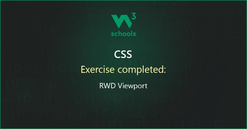 Completed Exercise: CSS RWD ViewPort | Muhammad Hadi Completed Exercise: CSS RWD ViewPort | Muhammad Hadi