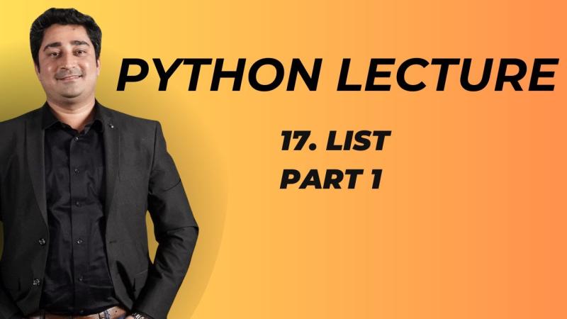 iNeuron Culture on LinkedIn: #17 Python Lecture | List in Python | Part 1 iNeuron Culture on LinkedIn: #17 Python Lecture | List in Python | Part 1