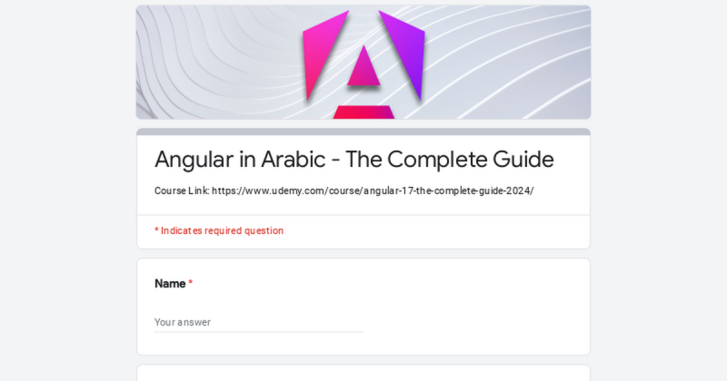 Waleed Adel on LinkedIn: Angular in Arabic - The Complete Guide Waleed Adel on LinkedIn: Angular in Arabic - The Complete Guide