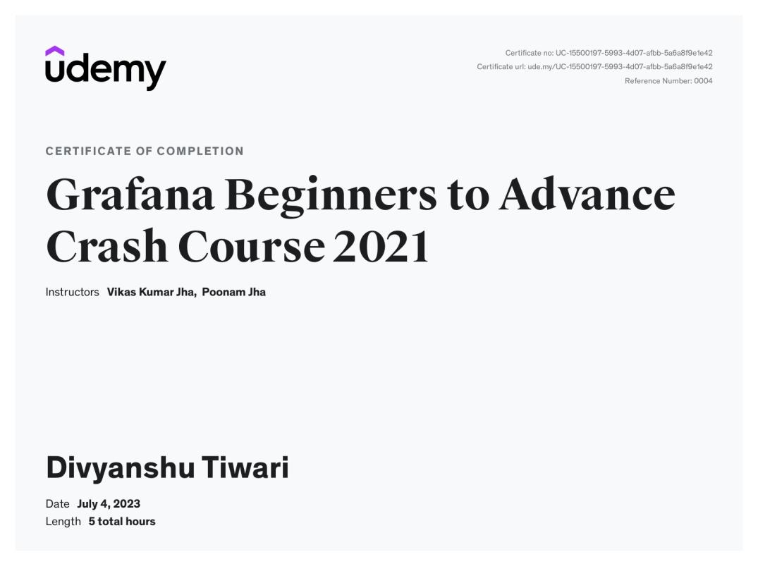 Divyanshu Tiwari on LinkedIn: Udemy Course Completion Certificate Divyanshu Tiwari on LinkedIn: Udemy Course Completion Certificate