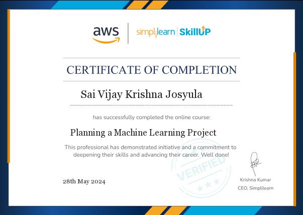 Sai Vijay Krishna Josyula on LinkedIn: Sai Vijay Krishna Josyula has ... Sai Vijay Krishna Josyula on LinkedIn: Sai Vijay Krishna Josyula has ...