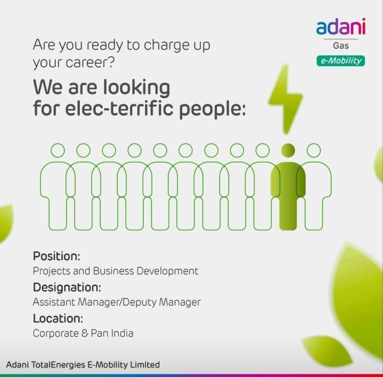 Dhruvisha Panchal on LinkedIn: Adani TotalEnergies E-Mobility Limited ... Dhruvisha Panchal on LinkedIn: Adani TotalEnergies E-Mobility Limited ...