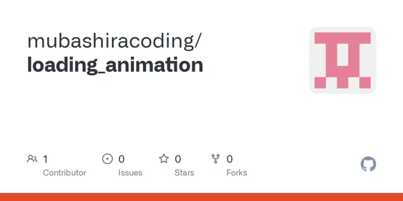 Mubashira jamil on LinkedIn: GitHub - mubashiracoding/loading_animation Mubashira jamil on LinkedIn: GitHub - mubashiracoding/loading_animation