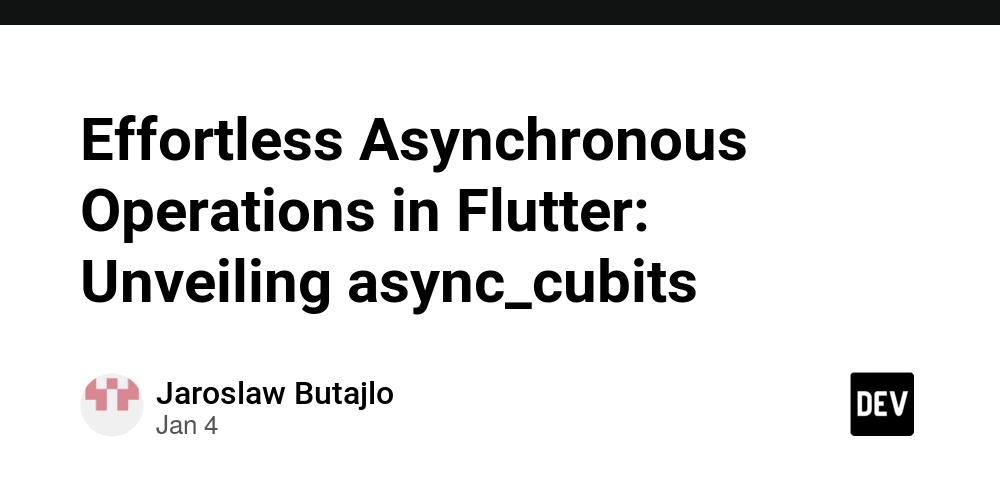 Jarosław Butajło na LinkedIn: Effortless Asynchronous Operations in ... Jarosław Butajło na LinkedIn: Effortless Asynchronous Operations in ...