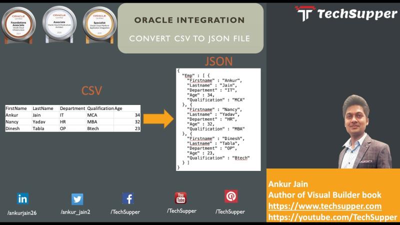 TechSupper on LinkedIn: Convert CSV into the JSON File in Oracle ... TechSupper on LinkedIn: Convert CSV into the JSON File in Oracle ...
