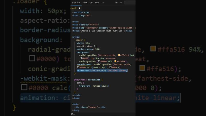 Create a CSS Spinner with Just CSS! | Innovate Code Institute Create a CSS Spinner with Just CSS! | Innovate Code Institute