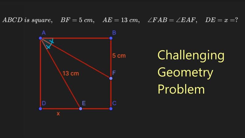 Math Centric Mind on LinkedIn: Challenging Geometry Problem Math Centric Mind on LinkedIn: Challenging Geometry Problem