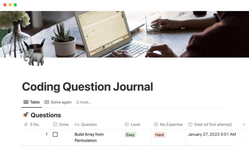 Shivam Upadhyay on LinkedIn: Leetcode problem tracker | Notion Template Shivam Upadhyay on LinkedIn: Leetcode problem tracker | Notion Template