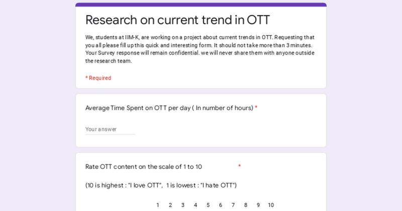Aniket Bidgar on LinkedIn: OTT related questions Aniket Bidgar on LinkedIn: OTT related questions