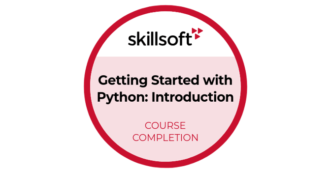 Getting Started with Python: Introduction • Zilmil Singh • Skillsoft ... Getting Started with Python: Introduction • Zilmil Singh • Skillsoft ...
